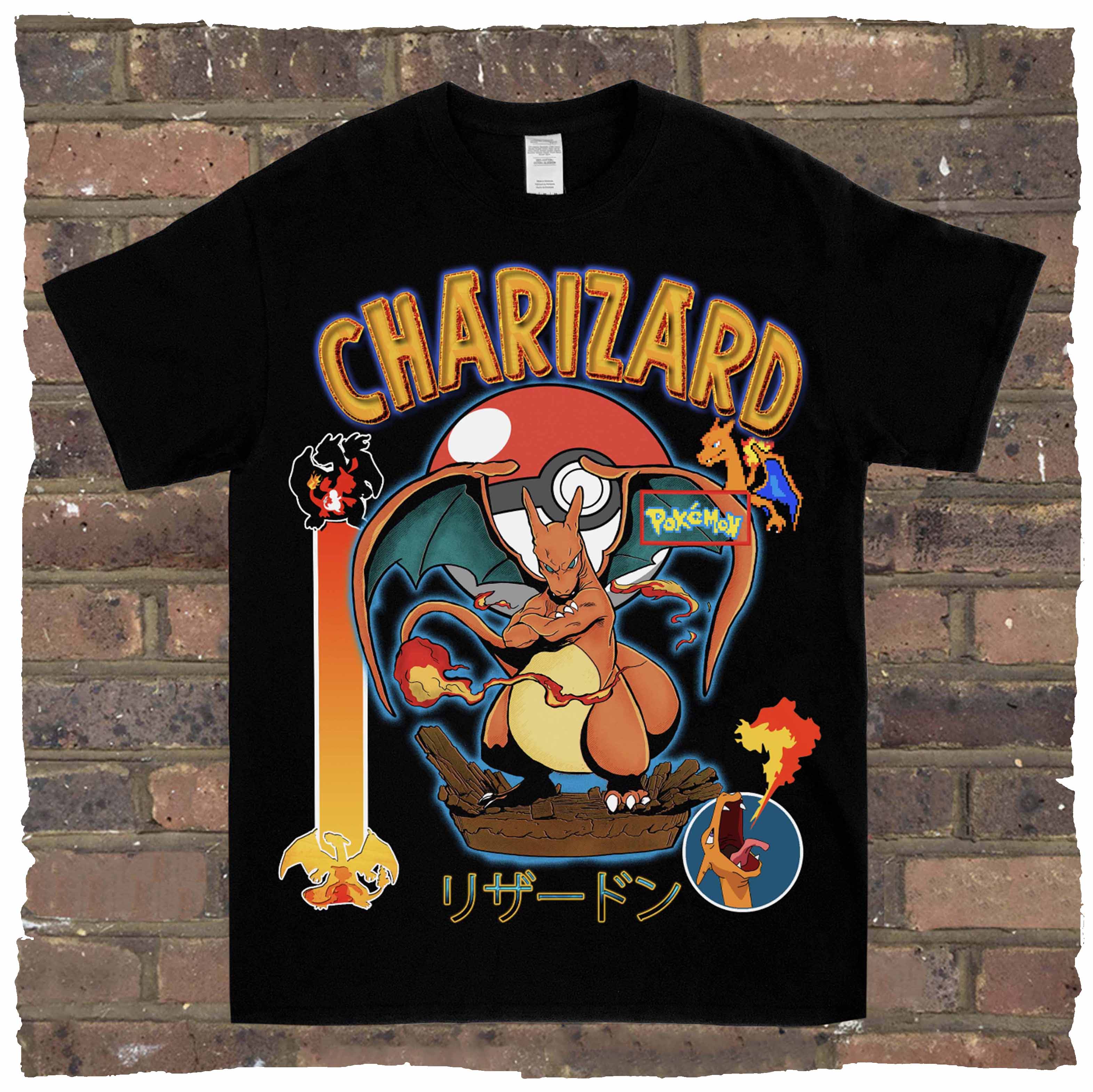 Charizard X Shirt Charizard Peek A Pokémon Pocket T Shirt Youth