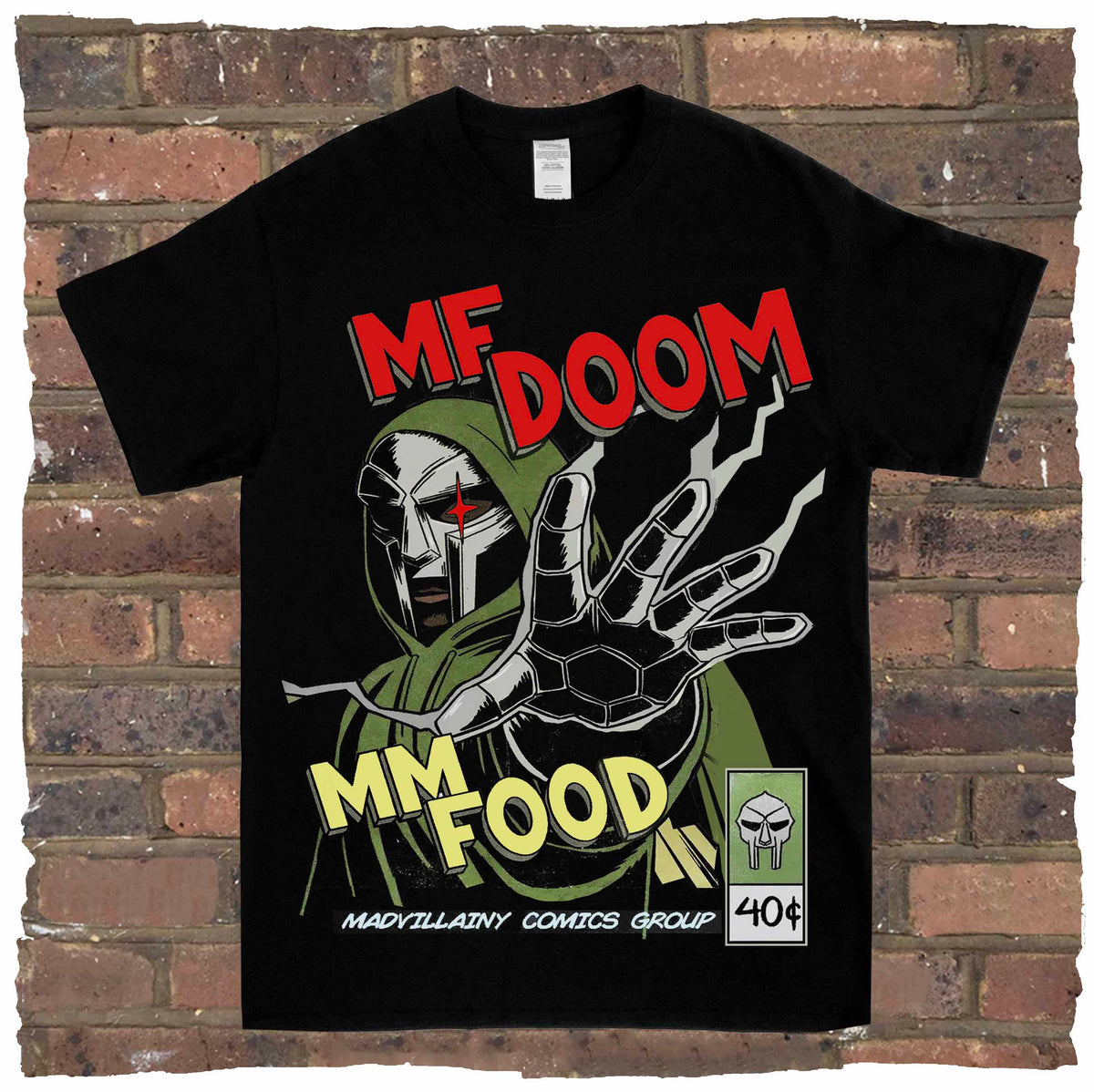 MF Doom Comic Tee 🦾 – Homage Archive